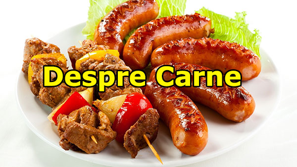 Tipuri de carne de vita, porc, pui, rosie, slaba